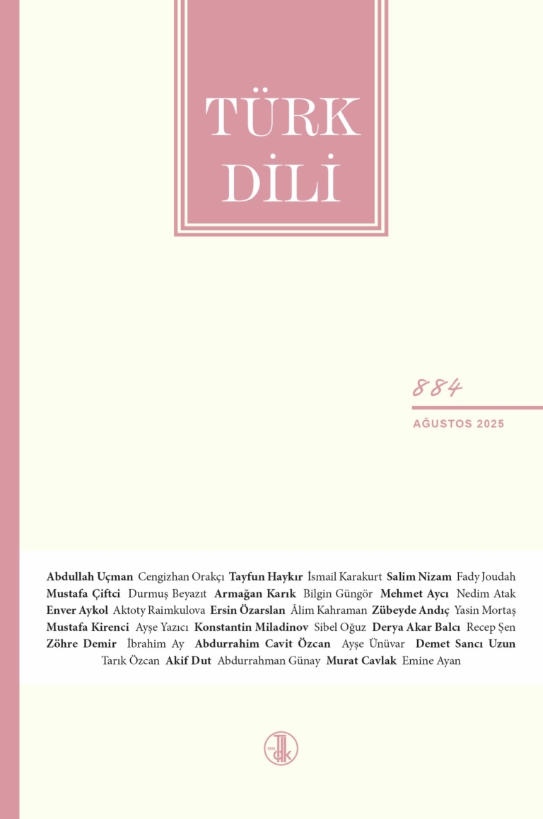 Türk Dili Dergisi – Türk Dil Kurumu