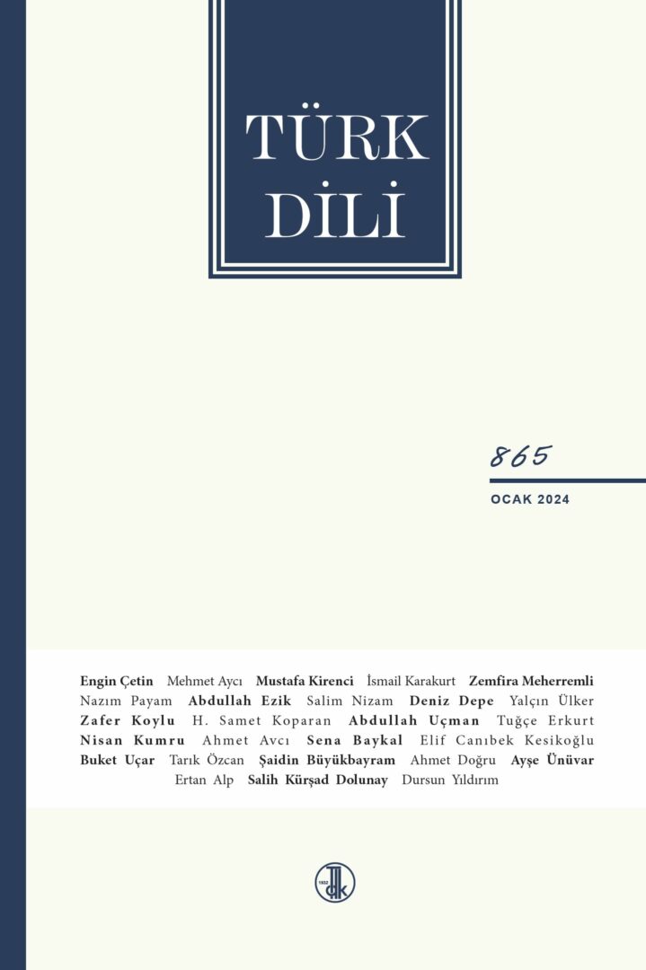 Türk Dili Dergisi (Önceki Sayılar) – Türk Dil Kurumu