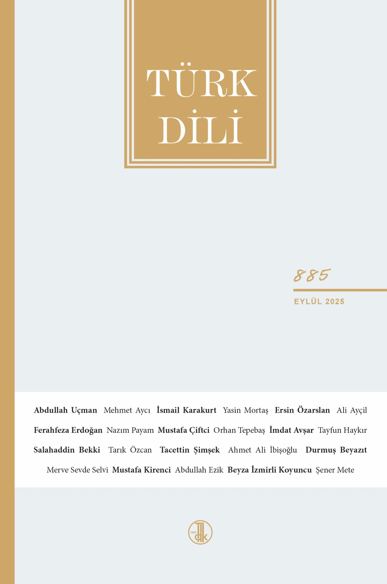 Türk Dili Dergisi – Türk Dil Kurumu