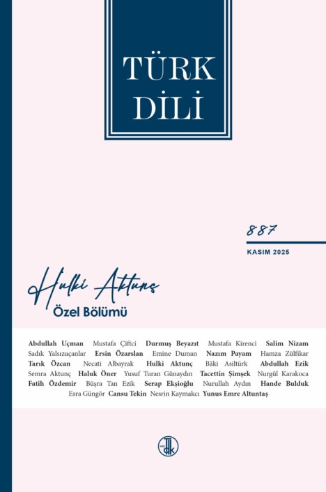 Türk Dili Dergisi – Türk Dil Kurumu